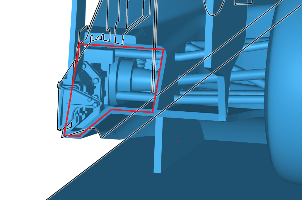 The meshing failed due to a self intersection in the mesh on the ...
