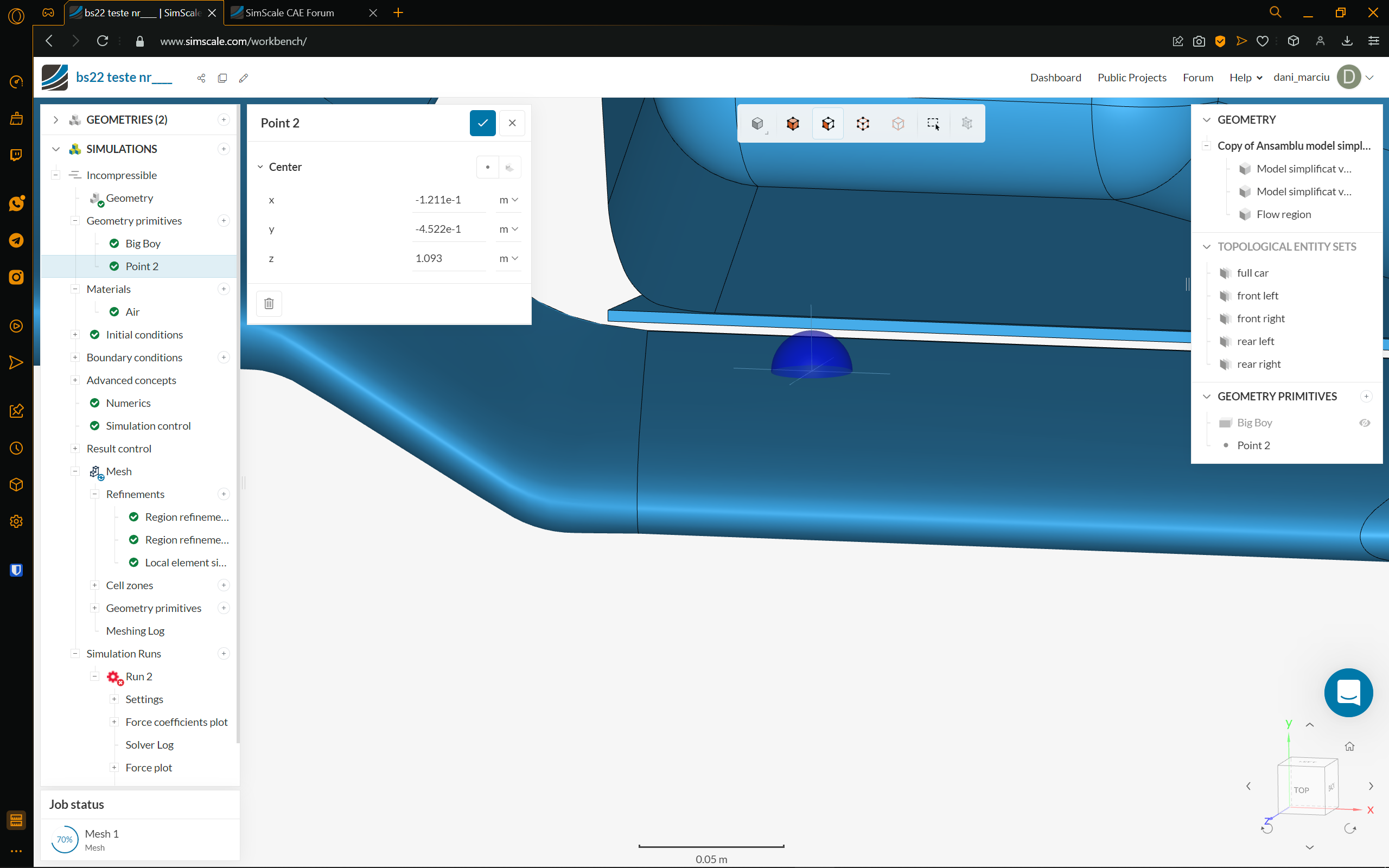 Velocity field started diverging - Project Support - SimScale CAE Forum