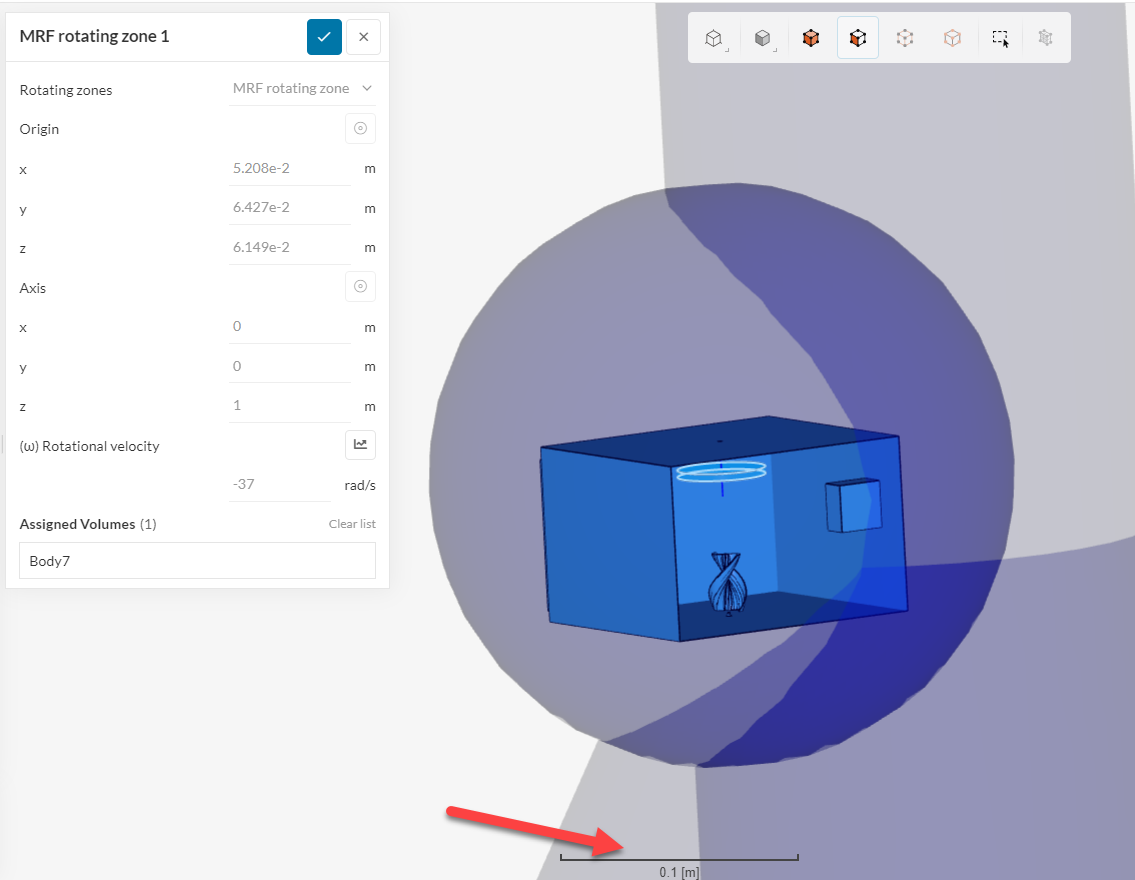 MRF Rotating Issue with axis - #4 by SBlock - Fluid Flow / CFD - SimScale CAE Forum