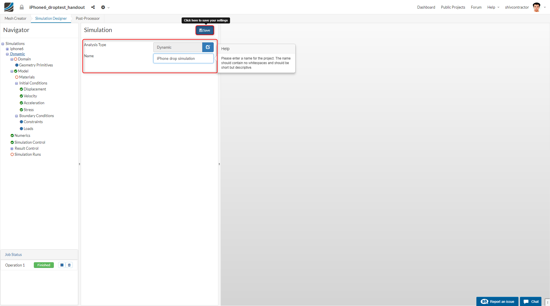 FEA Master Class: Session 3 (Drop Analysis of an iPhone 6) - Solid Mechanics / FEA - SimScale ...