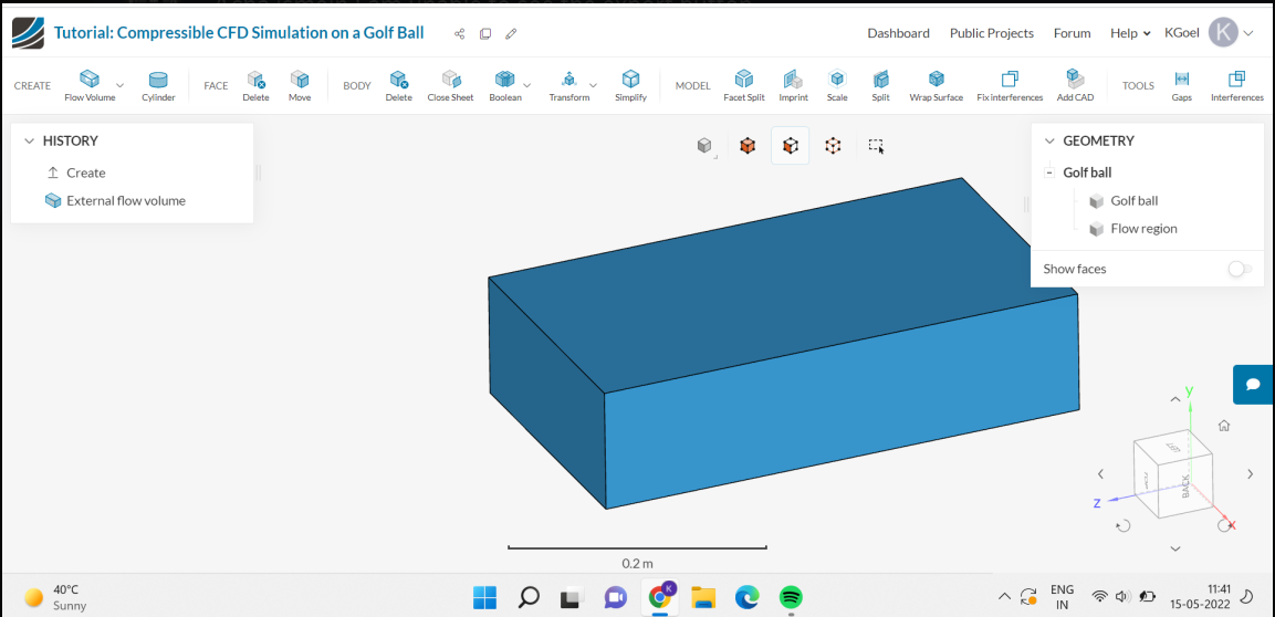 Unable to see export button in CAD Mode - CAD Mode Support - SimScale ...
