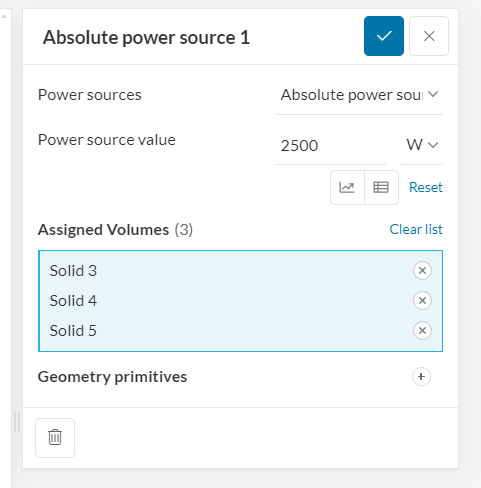 Problem with simulating radiant heater using power source in advanced concepts - Thermal ...