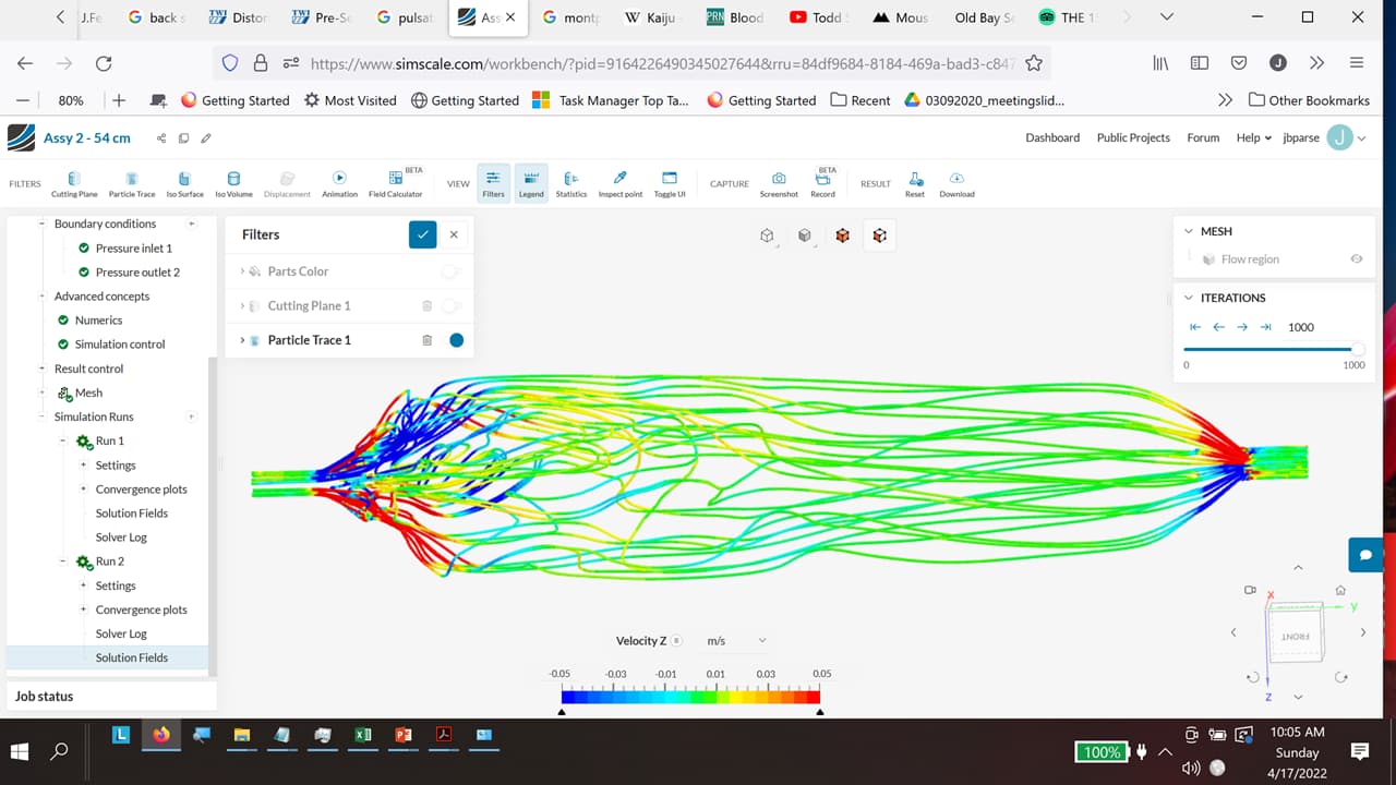Incompressible Pulsatile Flow Fluid Flow Cfd Simscale Cae Forum