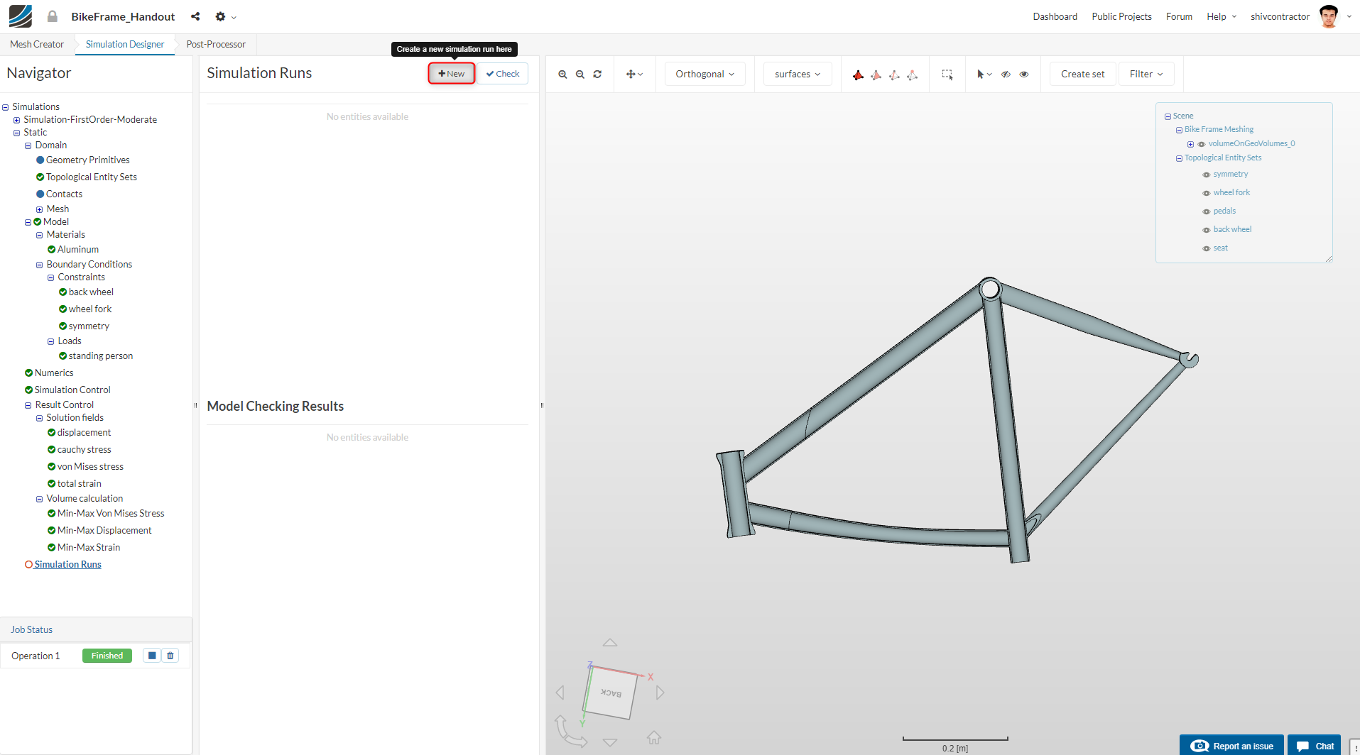 FEA Master Class: Session 1 (Bike Frame Analysis) - FEA Master Class ...