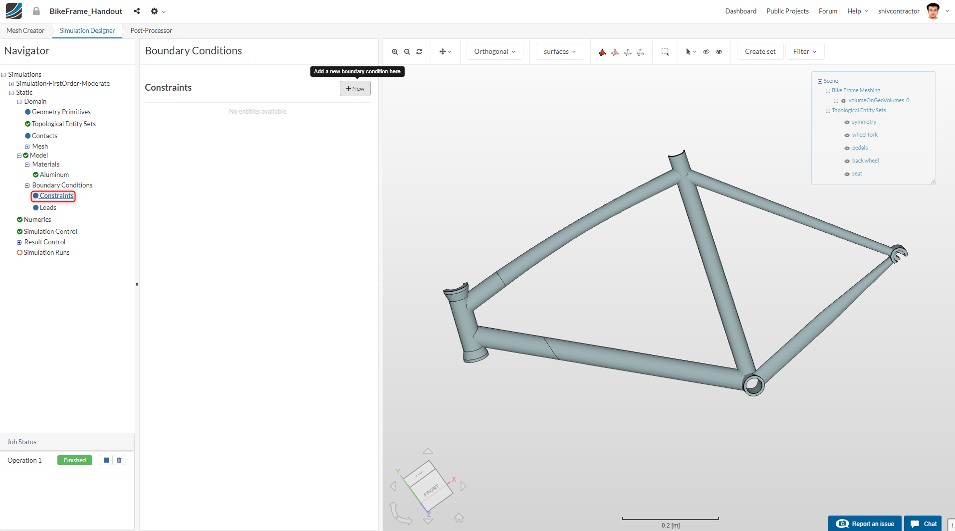 FEA Master Class: Session 1 (Bike Frame Analysis) - FEA Master Class ...