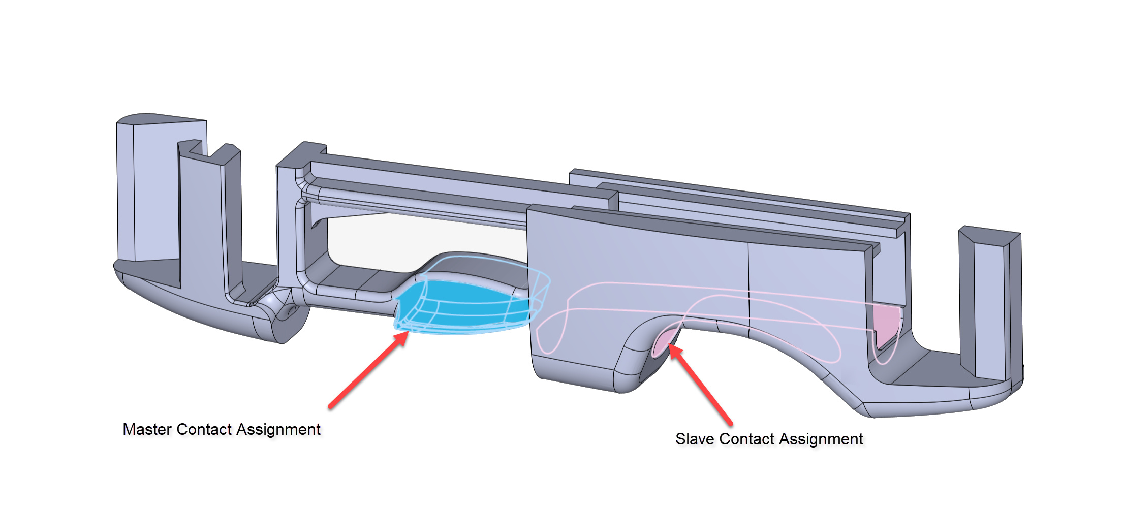 FEA Contact Analysis - Snap Fit by cobrien | SimScale
