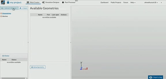How can I upload a geometry? - CAD & Meshing - SimScale CAE Forum