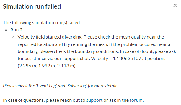Thermal Comfort In a Meeting Room - Project Support - SimScale CAE Forum