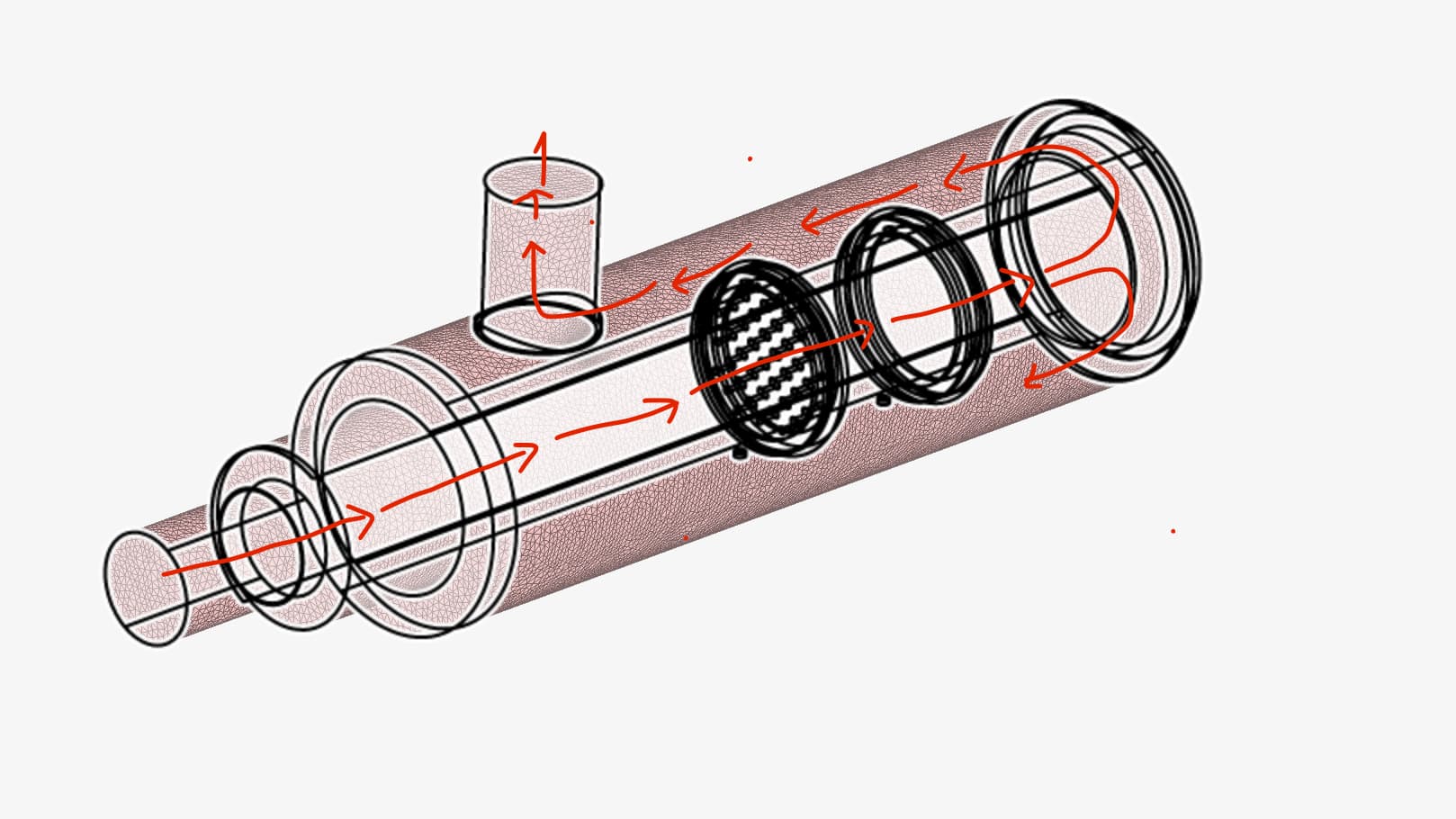 Inner-outer pipe with porous media - Project Support - SimScale CAE Forum