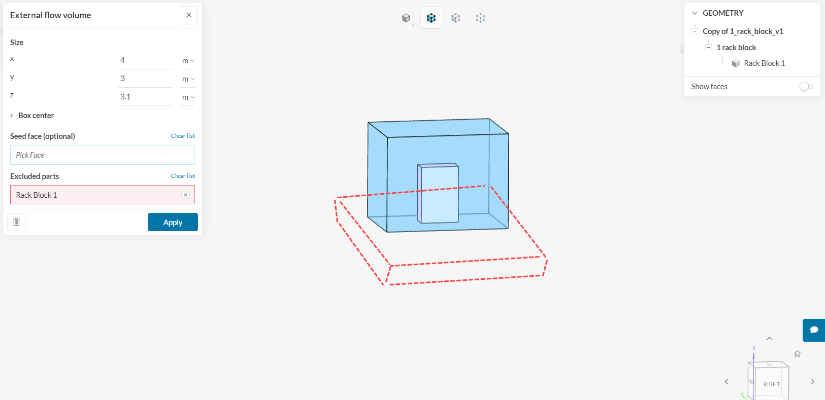 Solid Region issue while creating external flow volume - CAD & Meshing - SimScale CAE Forum