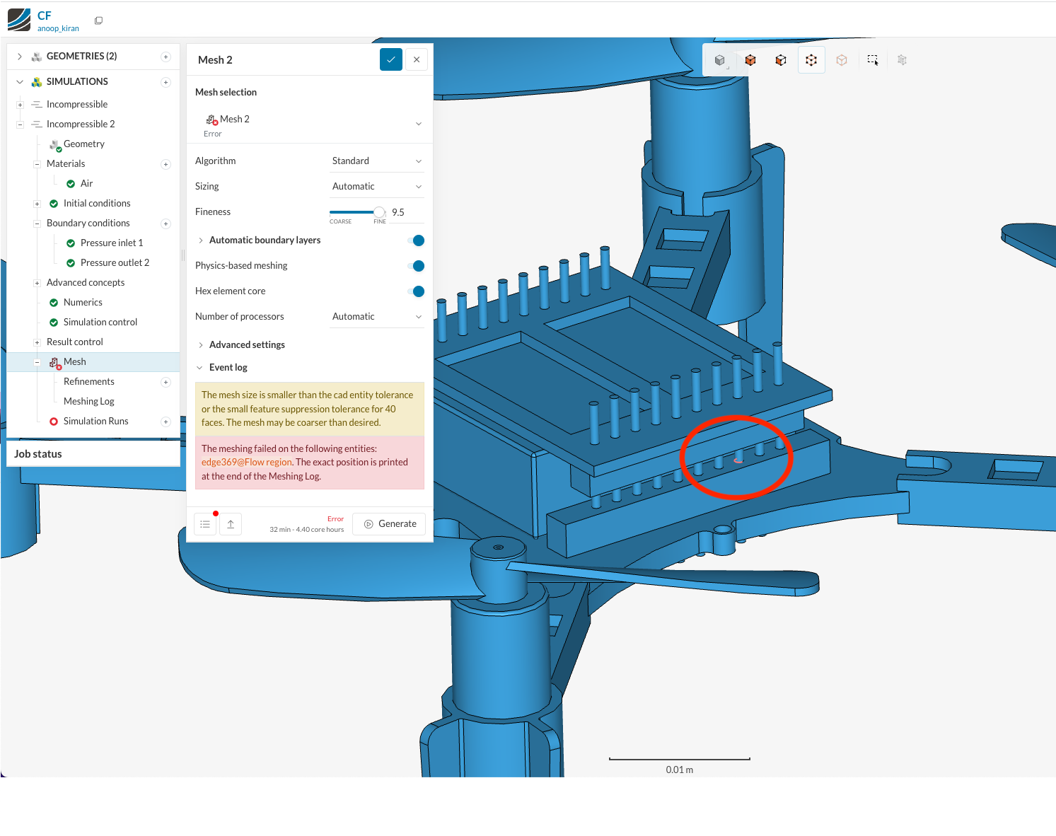Drone simulation - Using SimScale - SimScale CAE Forum