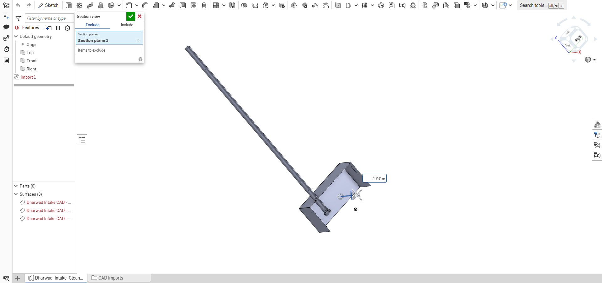 Unable to create fluid volume - CAD & Meshing - SimScale CAE Forum