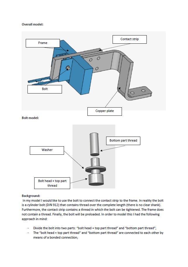 Question about bolt connection in project "Assembly2" - Project Support ...