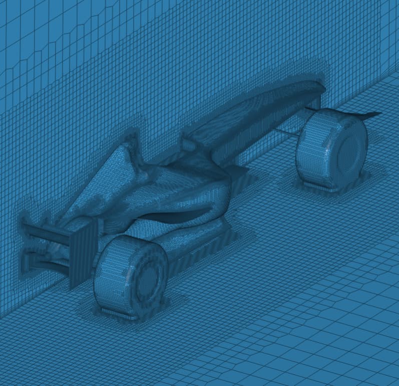CFD Analysis of Airflow around a F1 Car to Test Aerodynam...