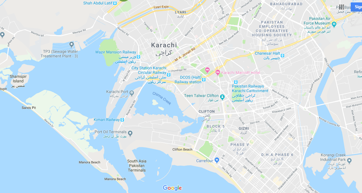 Where Is Karachi On The World Map - United States Map