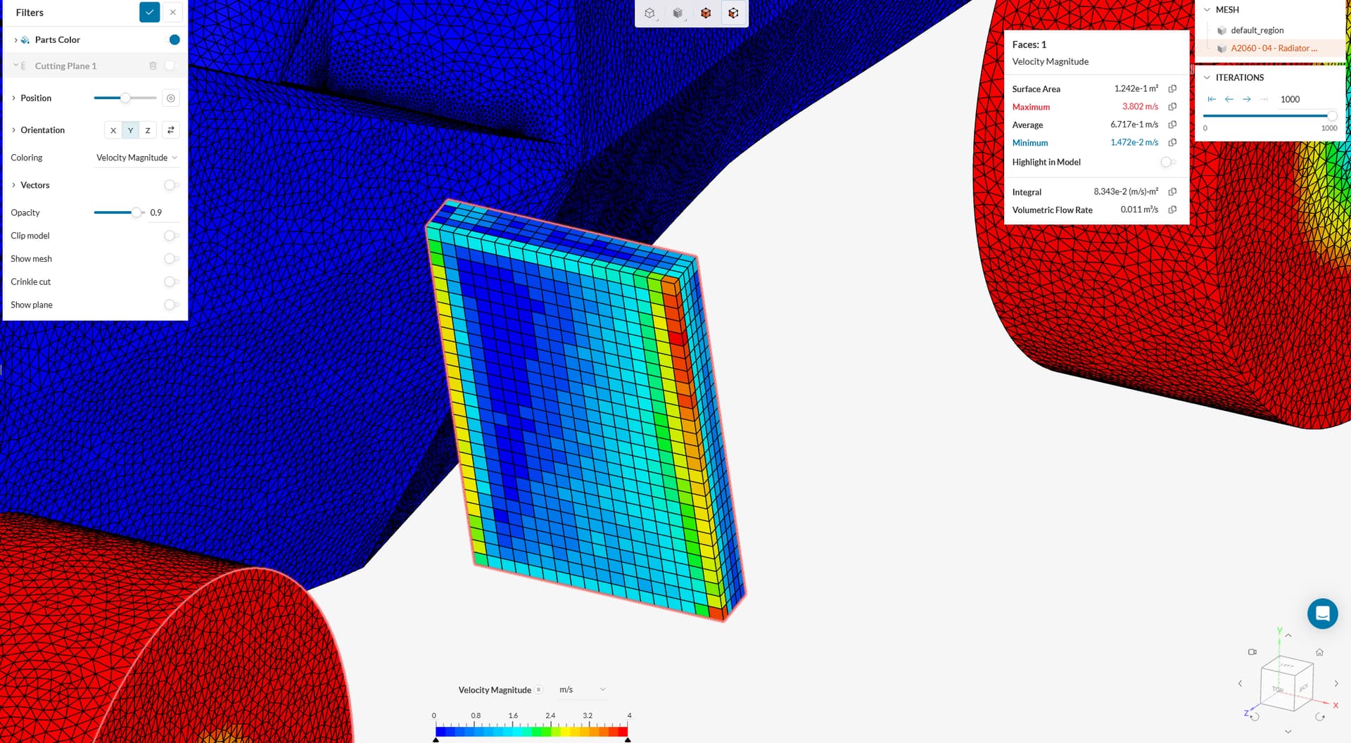Calculating volumetric flow rate through porous media - Project Support - SimScale CAE Forum