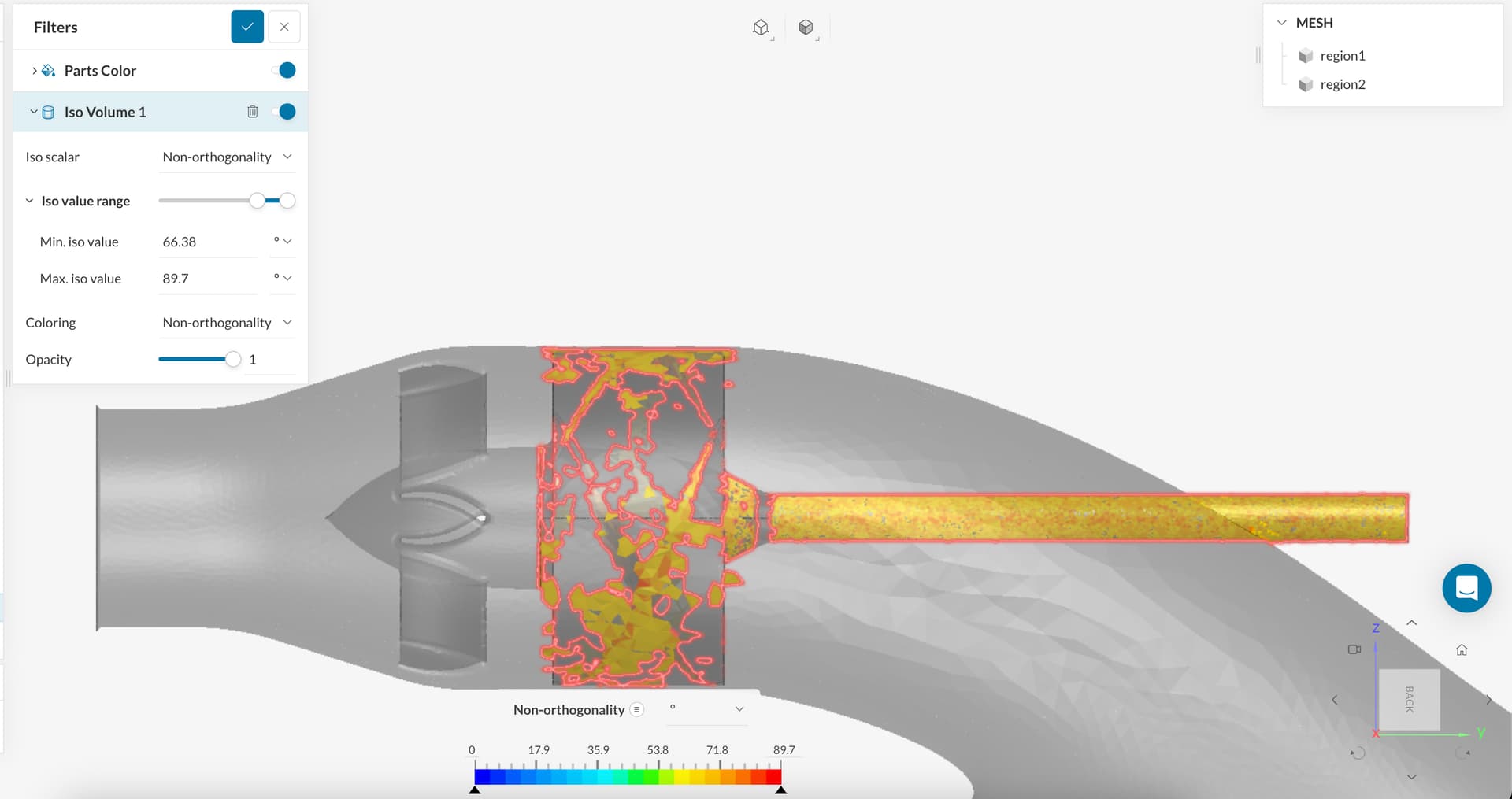 Axial Flow Pump CFD - Meshing: Non-orthogonality Issue - Fluid Flow ...