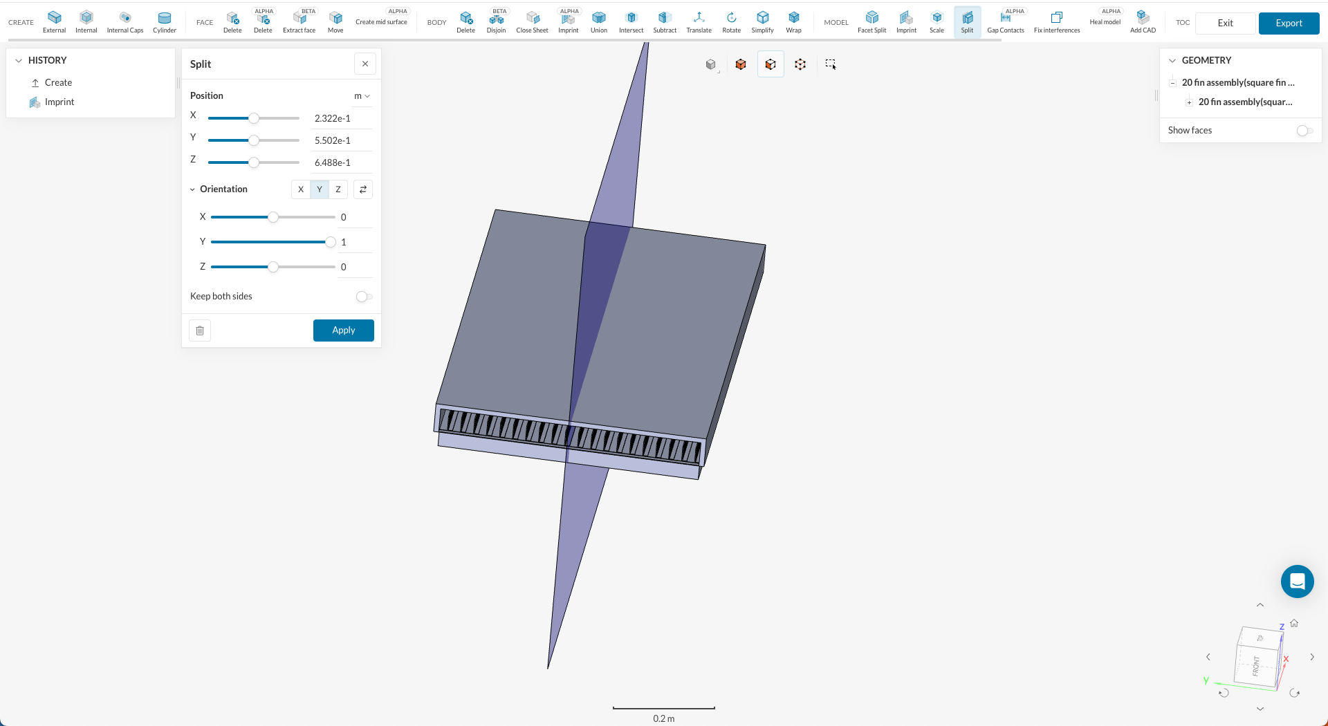 Split Setting - Using SimScale - SimScale CAE Forum