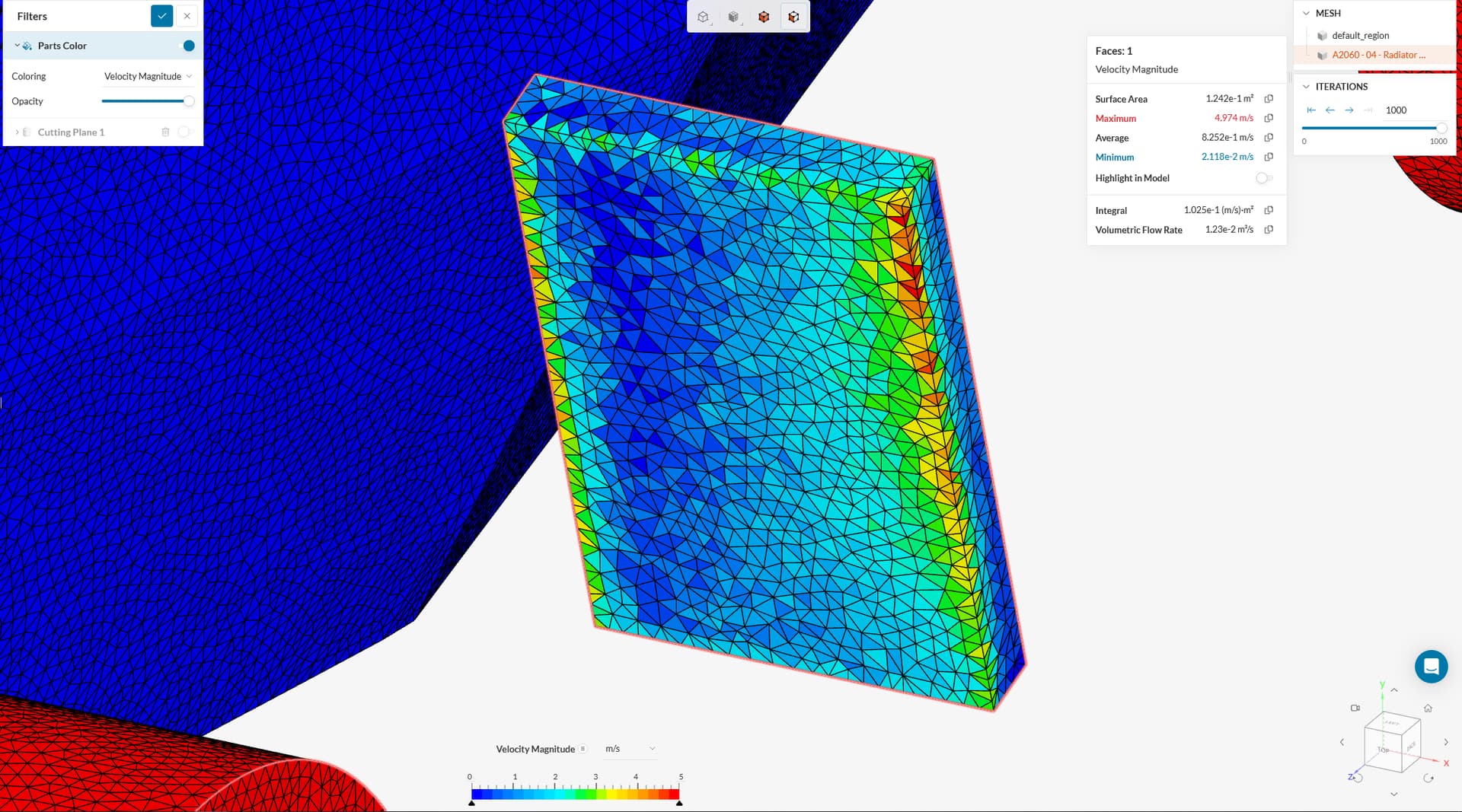 Calculating volumetric flow rate through porous media - Project Support - SimScale CAE Forum