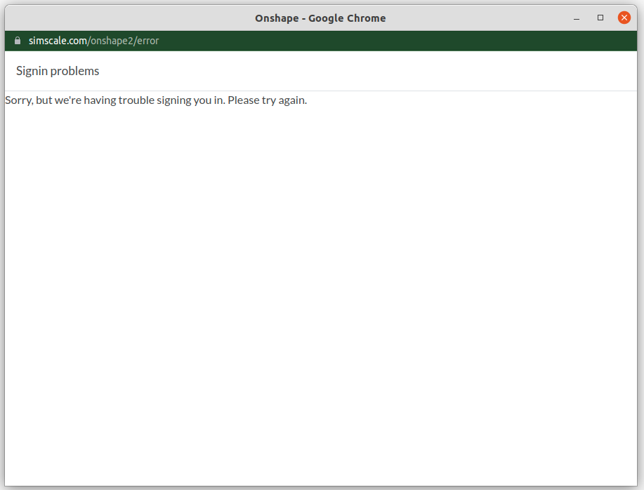 Error importing from Onshape - Project Support - SimScale CAE Forum